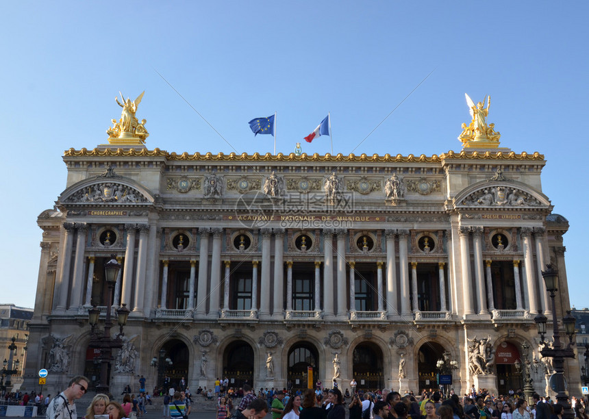 巴黎歌剧院或卡尼尔宫法国歌剧院位于歌剧院广场由CharlesGarnier于1875年设计高清图片下载-正版图片503407515-摄图网