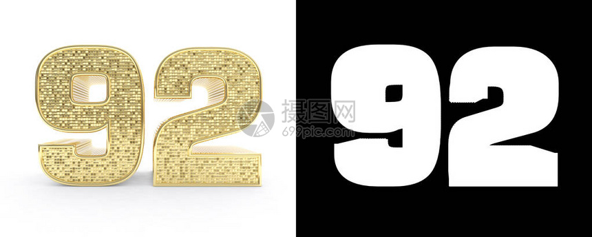 金牌九十二号92号插画图片下载-正版图片503412409-摄图网