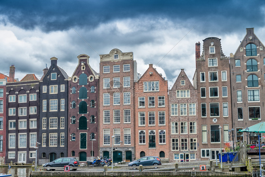 阿姆斯特丹美丽的房子高清图片下载-正版图片503428841-摄图网