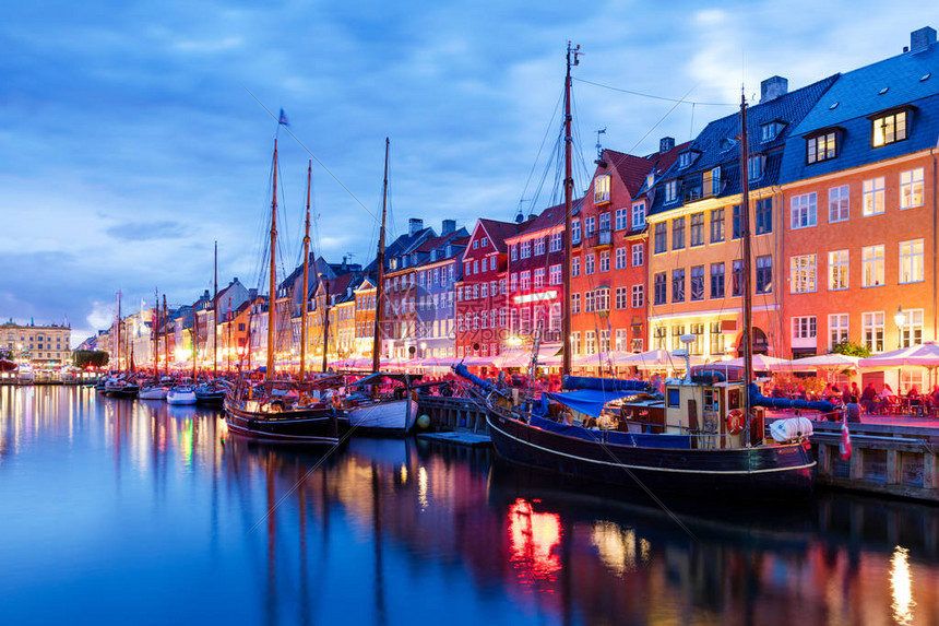 丹麦哥本哈根Nyhav高清图片下载-正版图片503452254-摄图网