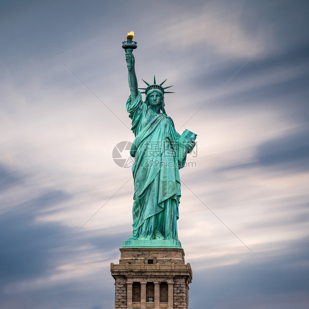 美国纽约市自由女神像高清图片下载-正版图片503459135-摄图网