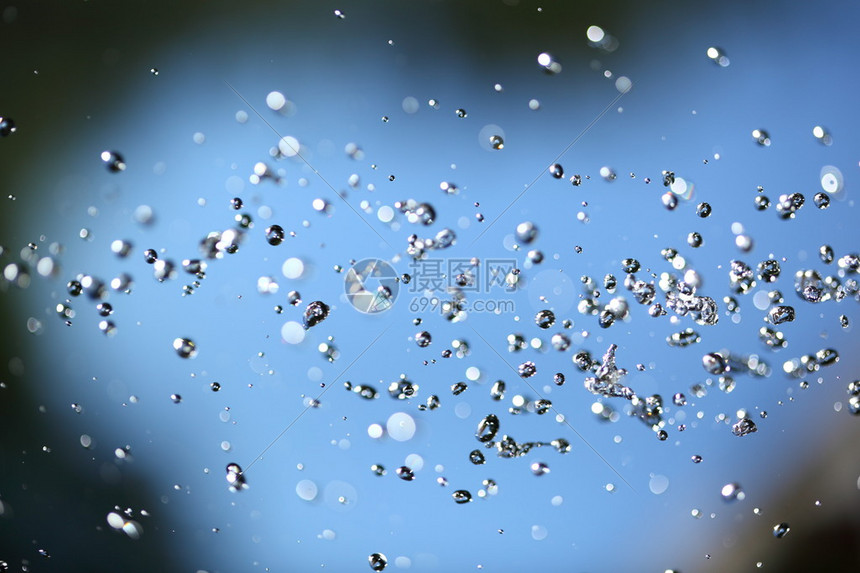 蓝色的水粒子插画图片下载-正版图片503464508-摄图网