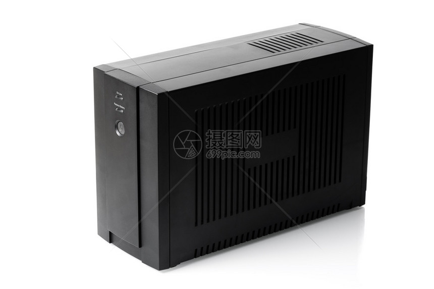 白色背景的黑色UPS高清图片下载-正版图片503490733-摄图网