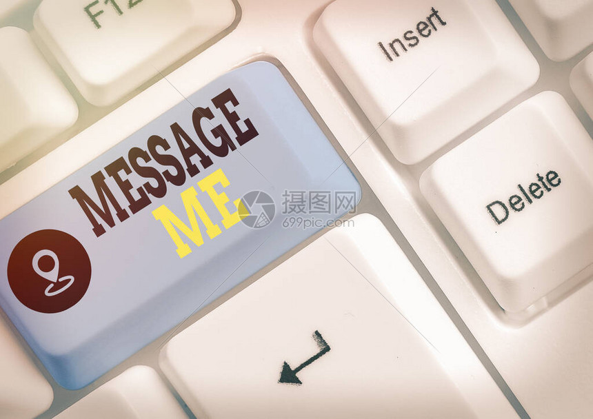 表示MessageMe的概念手写方式概念意思是要求某人从一个移动设备中发高清图片下载-正版图片503661971-摄图网