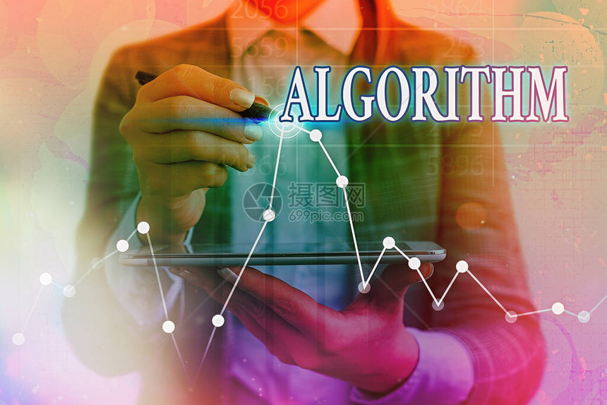 显示算法的书写笔记用于计算或其他问题解决的方法或规则集的业务概念向上箭头符号高清图片下载-正版图片503685790-摄图网