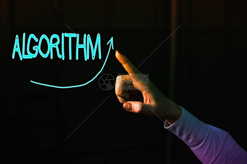 显示算法的概念手写概念意味着用于计算或其他问题解决的方法或规则集表示增长发展概念的高清图片下载-正版图片503685967-摄图网