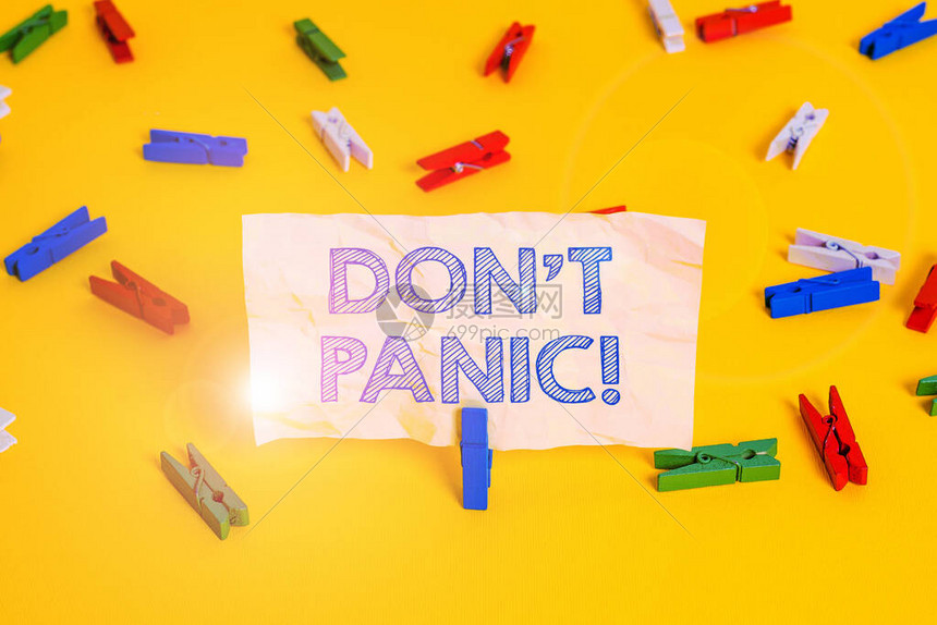 DonTPanic的写作注释商业概念突然感到如此担心或害怕高清图片下载-正版图片503712011-摄图网