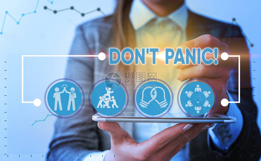 DonTPanic的写作注释商业概念突然感到如此担心或害怕高清图片下载-正版图片503712180-摄图网