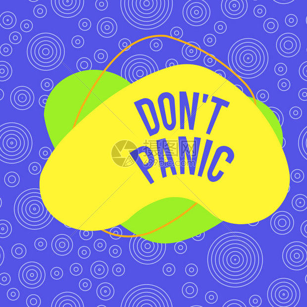 手写文字本DontPanic概念照片突然感到非常担心或害怕高清图片下载-正版图片503712505-摄图网