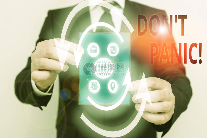 显示DonTPanic的文本符号商业图片展示突然感到如此担心或害怕高清图片下载-正版图片503712509-摄图网
