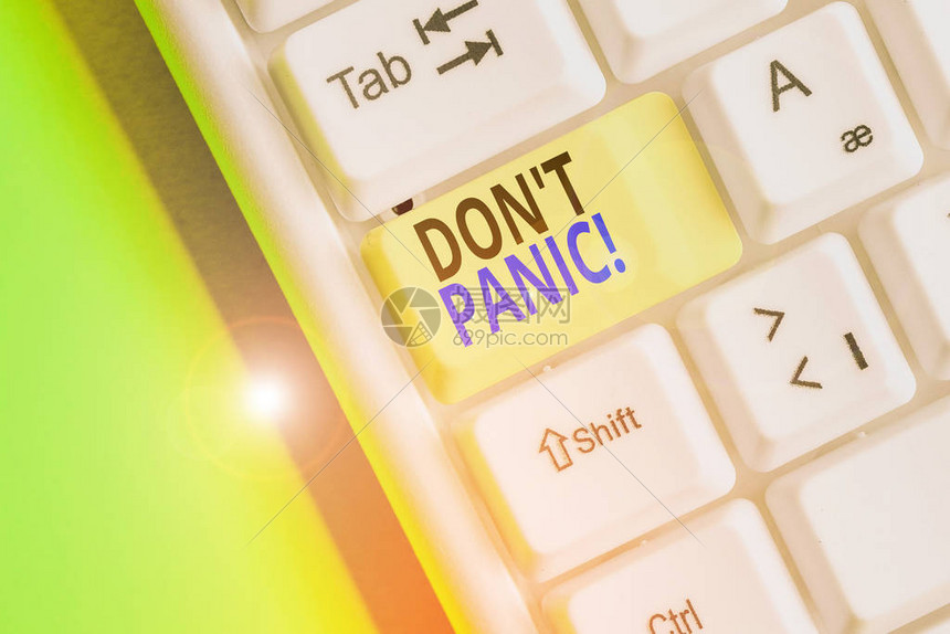 显示DonTPanic的文本符号商业图片展示突然感到如此担心或害怕高清图片下载-正版图片503712581-摄图网