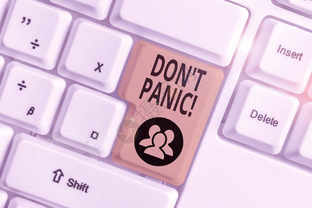 概念手写显示唐T恐慌概念意义突然感到如此担心或害怕高清图片下载-正版图片503712425-摄图网