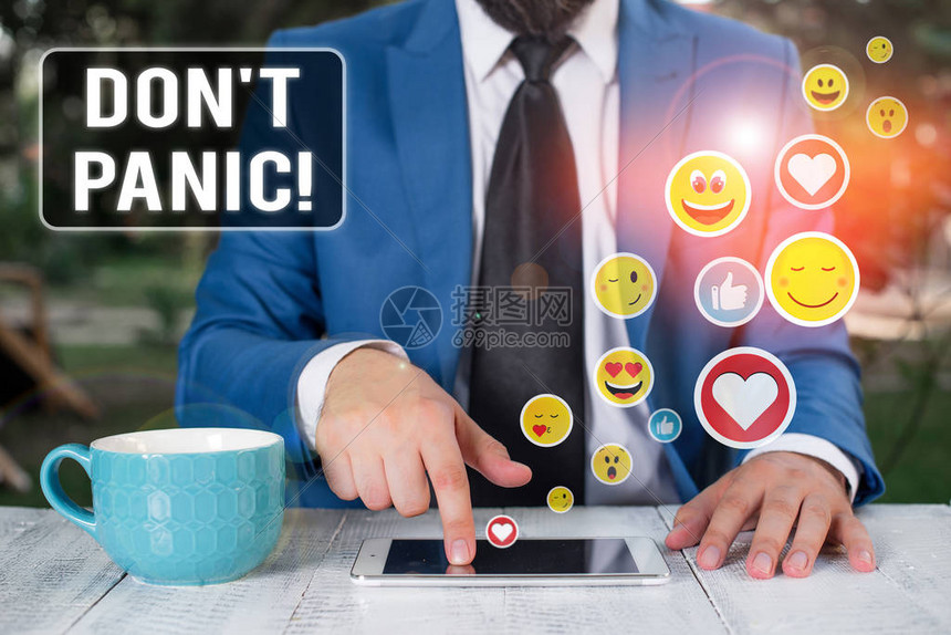 显示DonTPanic的文本符号商业照片文本突然感到非常担心或害怕高清图片下载-正版图片503712638-摄图网