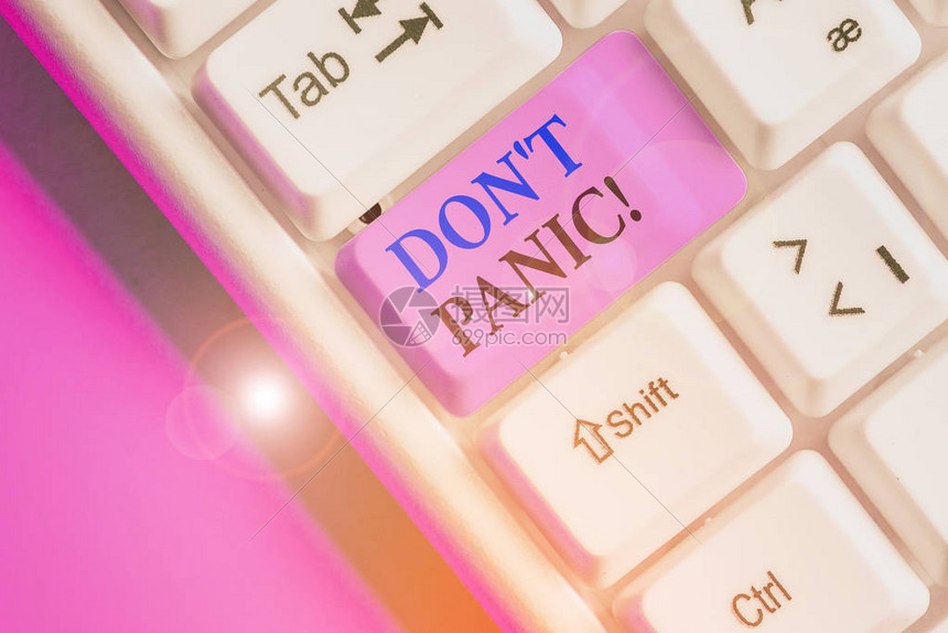 显示DonTPanic的文本符号商业照片文本突然感到非常担心或害怕高清图片下载-正版图片503712652-摄图网