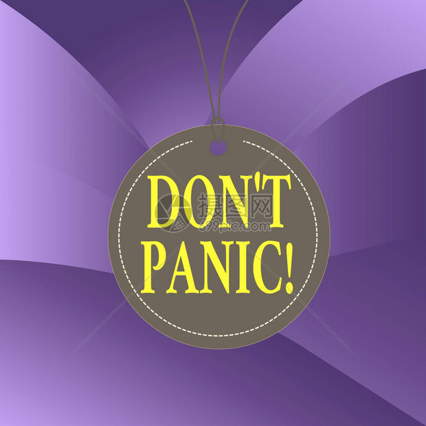 手写文字书写DonTPanic概念照片突然感到如此担心或害怕高清图片下载-正版图片503712743-摄图网