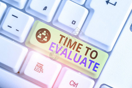 显示评估时间的书写笔记判断某事物的价值或意高清图片下载-正版图片503714633-摄图网