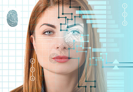 妇女使用显示互联网安全概插画图片下载-正版图片502723507-摄图网