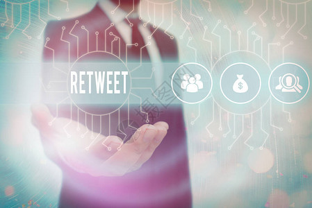 显示Retweet的文本符号Twitter中商业照片文本重贴或转发另一个用高清图片下载-正版图片503747973-摄图网
