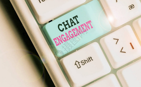 手写文本聊天参与概念照片客户通过对话直高清图片下载-正版图片503777353-摄图网