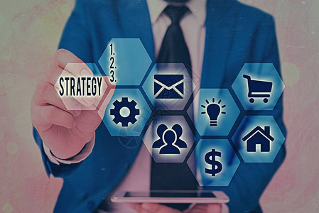 手写文本策略旨在实现总体目标的概念照片行动计划或策略数字箭头曲线向上升表示高清图片下载-正版图片503842052-摄图网