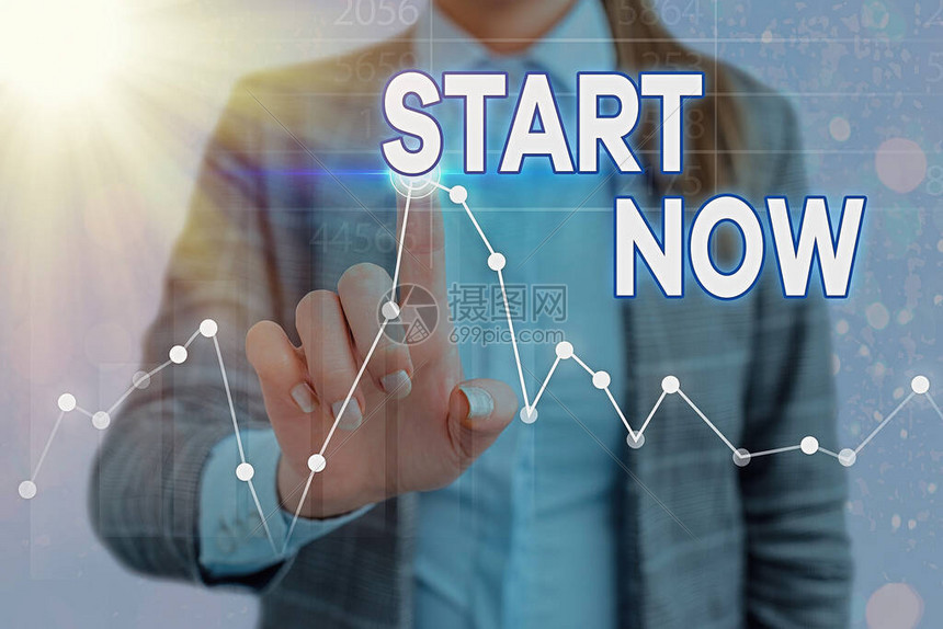 概念手写显示StartNow概念的含义是毫不犹豫地立即工作高清图片下载-正版图片503883871-摄图网