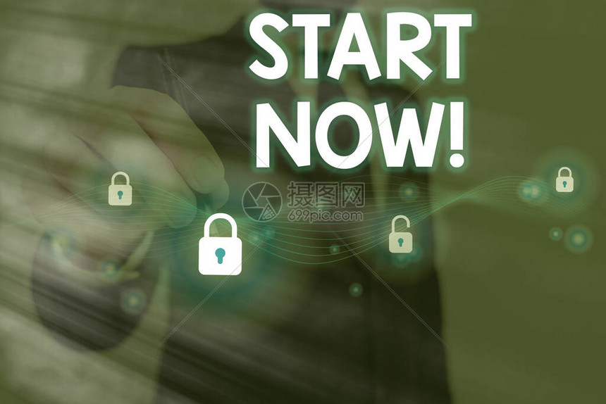 显示StartNow的文本符号商业照片文本毫不犹豫地立即工作高清图片下载-正版图片503883954-摄图网