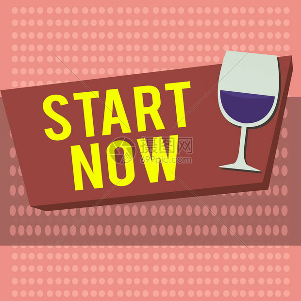 显示StartNow的文本符号商业图片展示会毫不迟疑地立即工作或做一些事情高清图片下载-正版图片503884033-摄图网