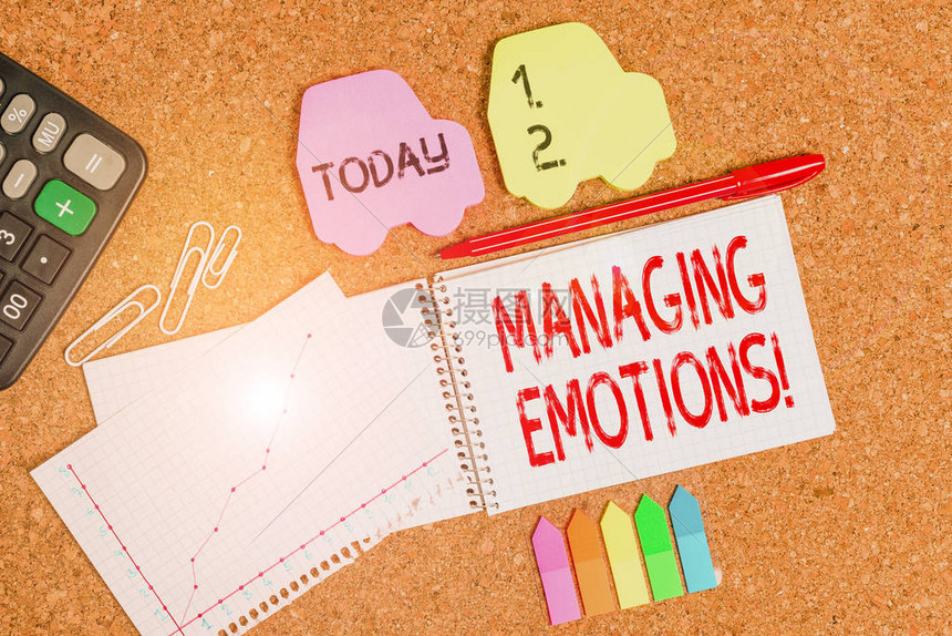 概念手写显示管理情绪概念意义能力对感情开放和自我调节书桌笔记本纸办公纸板高清图片下载-正版图片503885129-摄图网