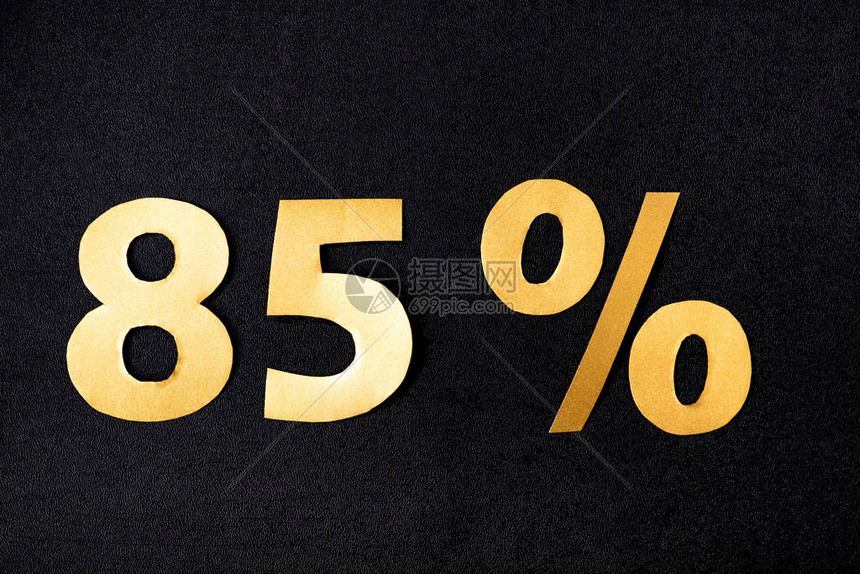 黑色背景上85符高清图片下载-正版图片503903091-摄图网