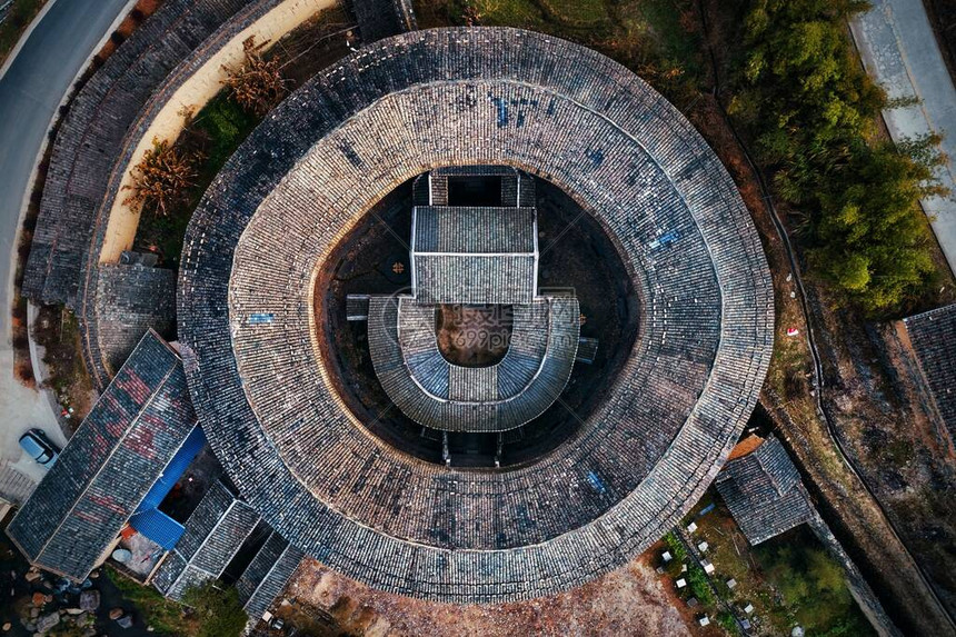 Tulou是福建的Hakka独有住宅高清图片下载-正版图片503908201-摄图网
