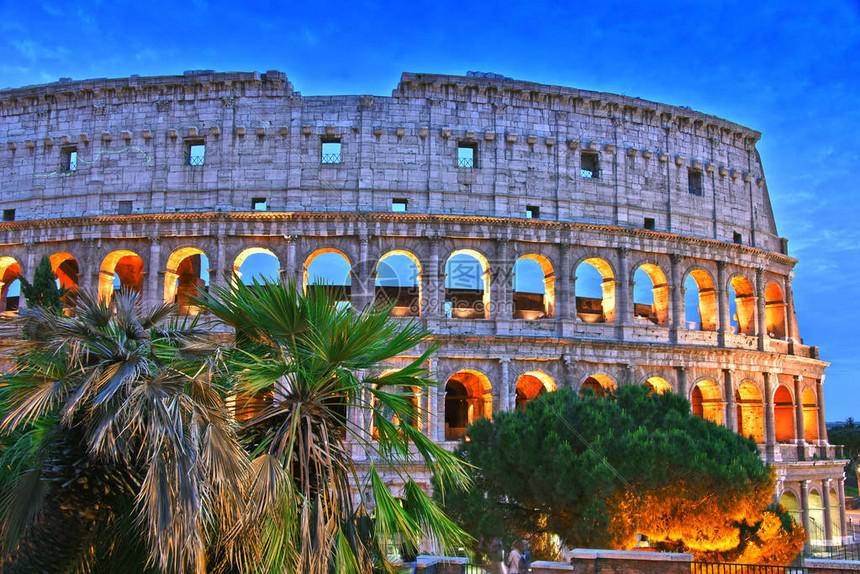 意大利罗马市的Colosseum或Coliseum也称为FlavianAmphif高清图片下载-正版图片503913443-摄图网