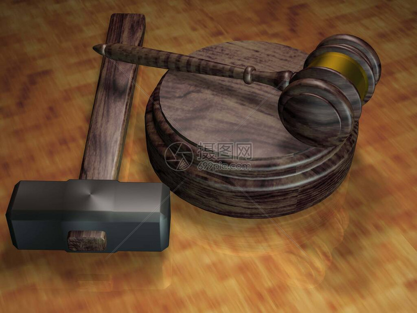 普通人用正义的锤子敲锤打子司法腐高清图片下载-正版图片503924557-摄图网