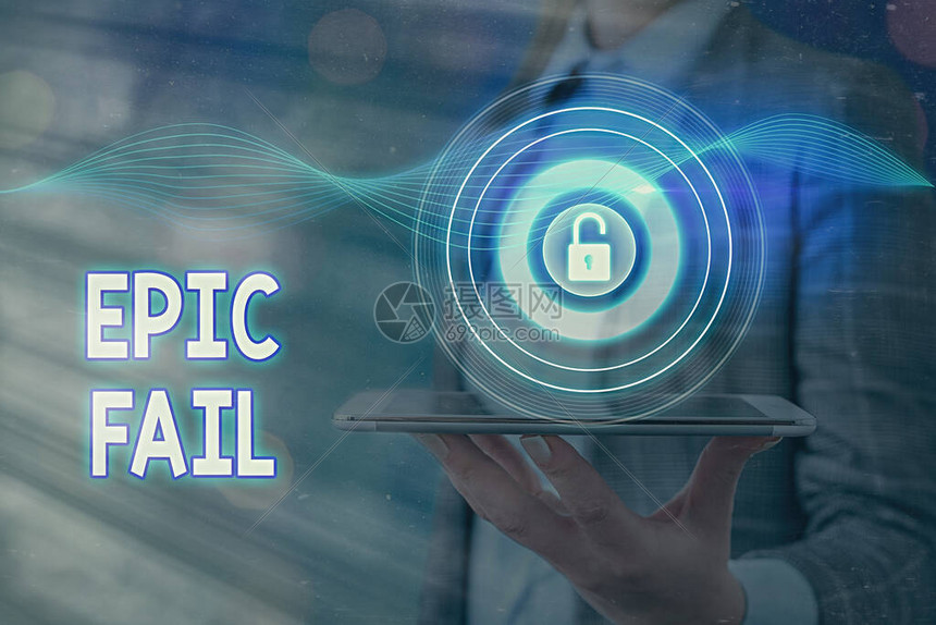 EpicFail概念意指一个令人惊叹的令人难堪错误高清图片下载-正版图片503929452-摄图网
