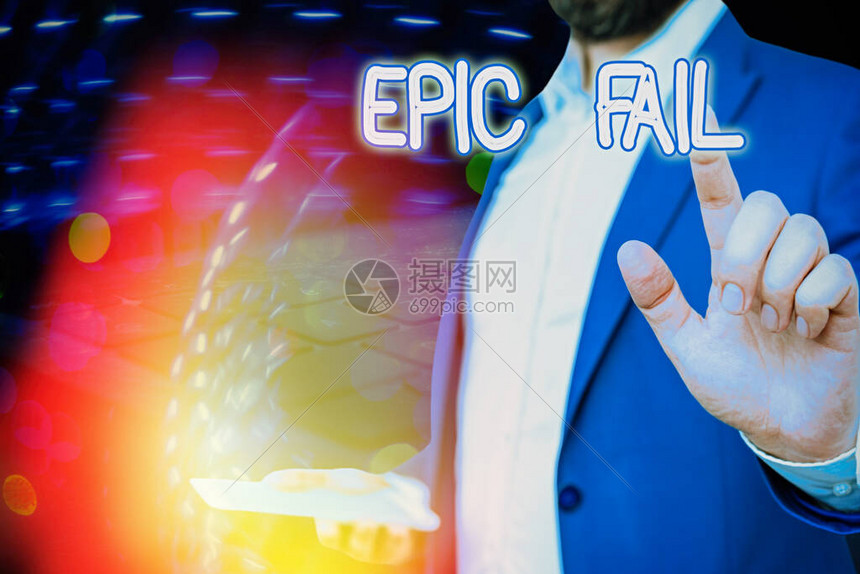 EpicFail概念意指一个令人惊叹的令人难堪错误高清图片下载-正版图片503929511-摄图网