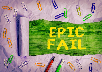 EpicFail概念意指一个令人惊叹的令人难堪错误高清图片下载-正版图片503929677-摄图网
