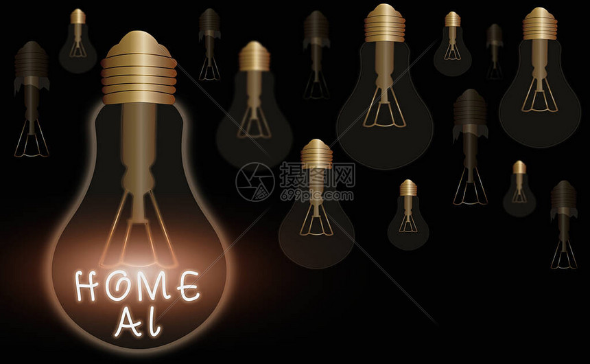 HomeAi概念是指能够使大部分电子设备自动化的家用解决方案aHo高清图片下载-正版图片504006010-摄图网