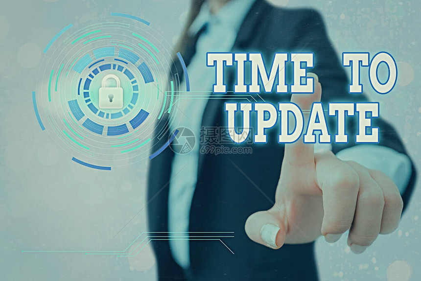 显示更新时间的文本符号展示这是制作更现代新事物的正确时高清图片下载-正版图片504048269-摄图网