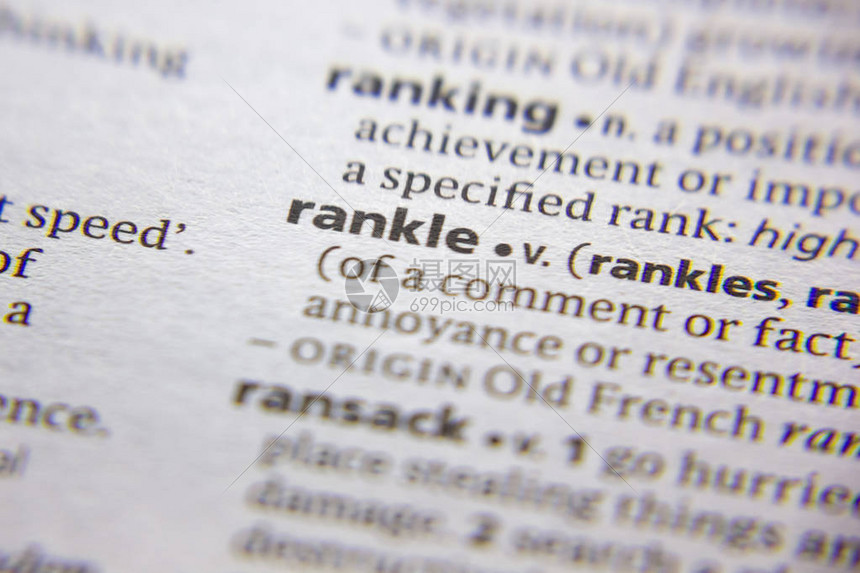 字典中的Rankle高清图片下载-正版图片504119241-摄图网
