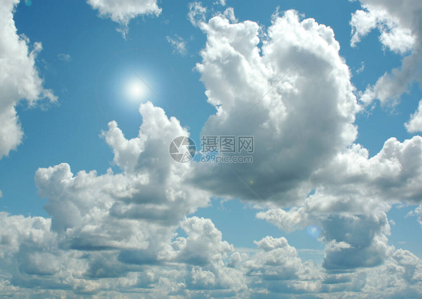 蓝天白云高清图片下载-正版图片504143640-摄图网