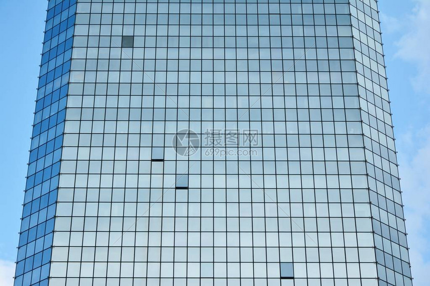现代办公大楼窗户中高清图片下载-正版图片504157541-摄图网
