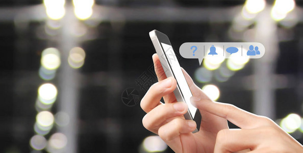 配有蓝色触摸屏和应用程序的高清图片下载-正版图片503095809-摄图网