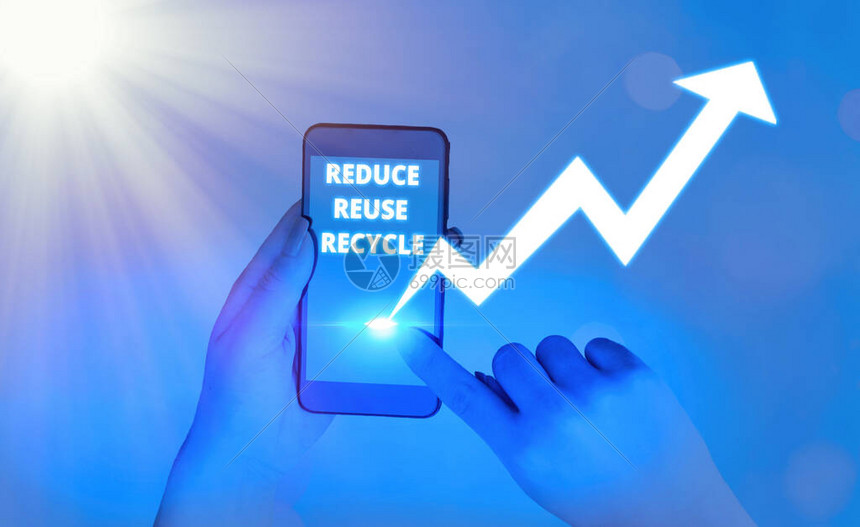 显示减少重复使用回收的书写笔记对环境负责的消费者行高清图片下载-正版图片504322670-摄图网