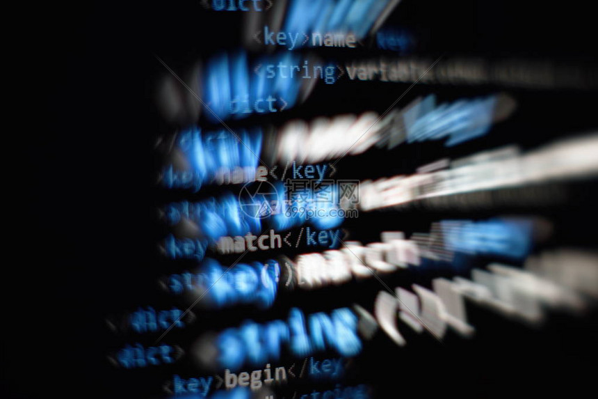 程序员开发人员的编码应用程序web应用程序编码带有源代码的计算机上的脚本软件的编程代码抽象背景图片素材 正版创意图片504341303 摄图网