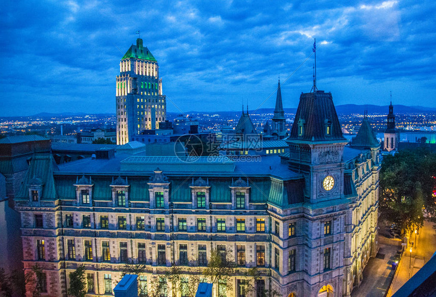 加拿大魁北克市街道加拿大ChateauFreut高清图片下载-正版图片504430386-摄图网