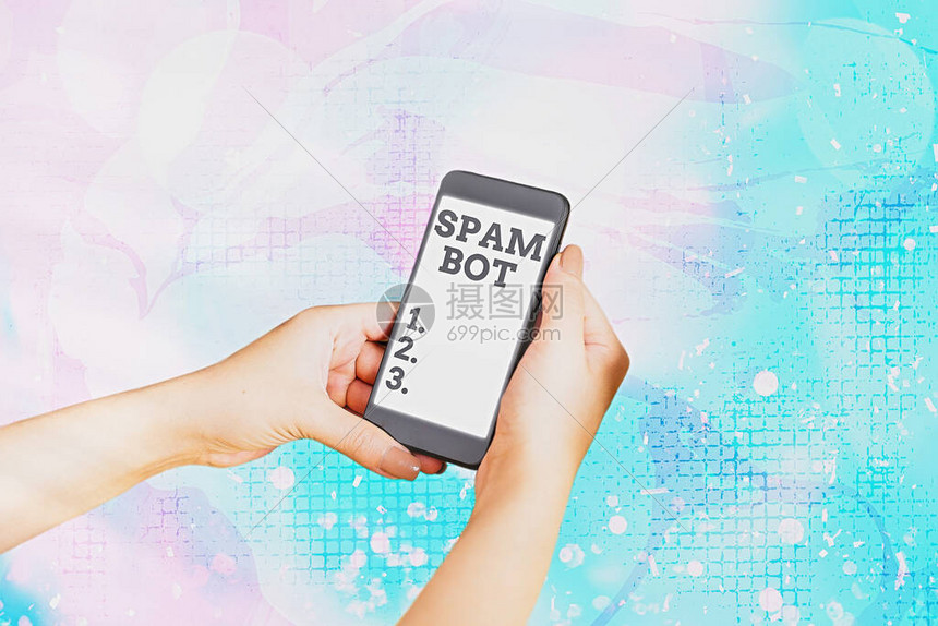 显示SpamBot商业图片在互联网上展示自动程序高清图片下载-正版图片504459734-摄图网
