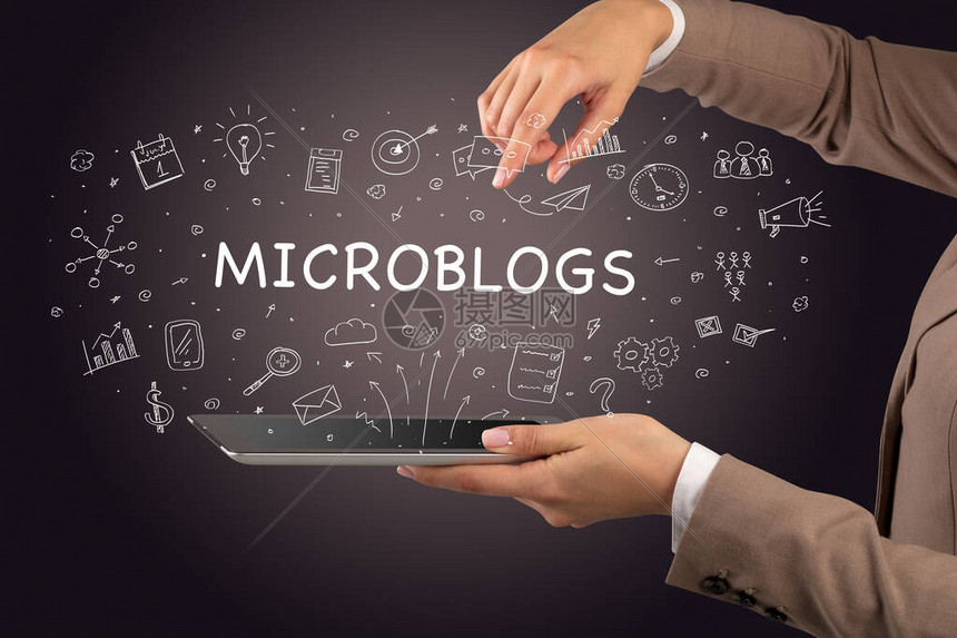 使用MICROBLOGS的触摸屏高清图片下载-正版图片504463972-摄图网