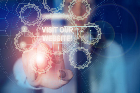 概念手写显示访问我们的网站概念意指到达网站并继续使用现代智能设备浏览图片照网络高清图片下载-正版图片504480130-摄图网