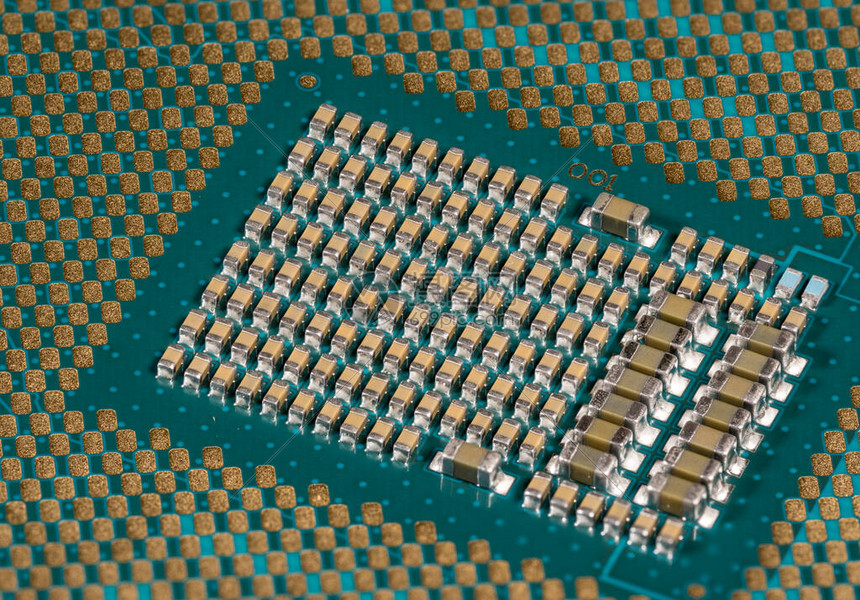CPU芯片中央的宏集照片已准备就绪高清图片下载-正版图片504481767-摄图网