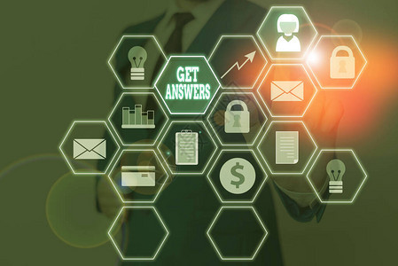 写备忘以显示Get答案当向某人提问时高清图片下载-正版图片504484461-摄图网