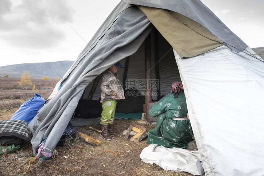 蒙古的Tsaatan高清图片下载-正版图片504501574-摄图网
